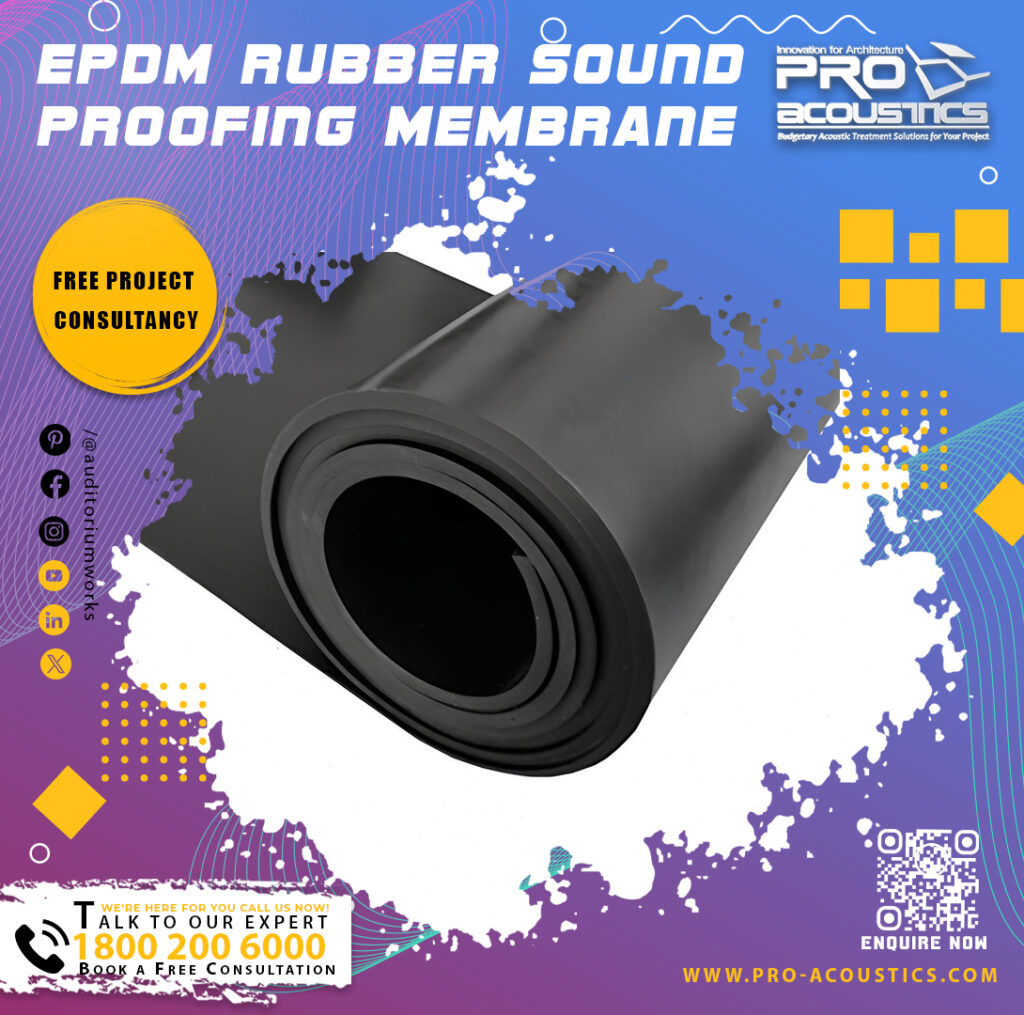 EPDM Rubber Soundproofing Membrane - Sound Proofs