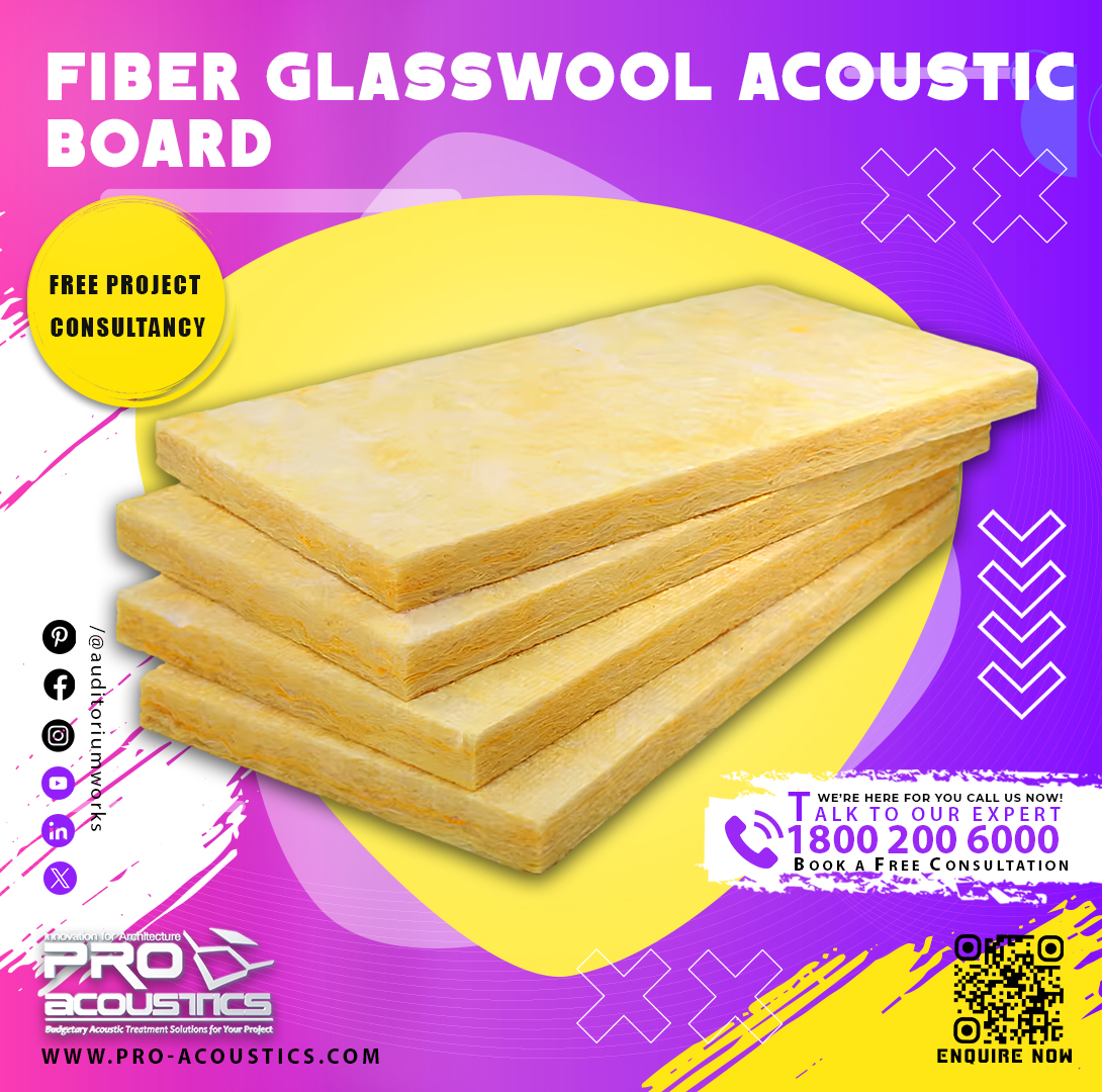 Fiberglass insulation Board - Sound Proofs