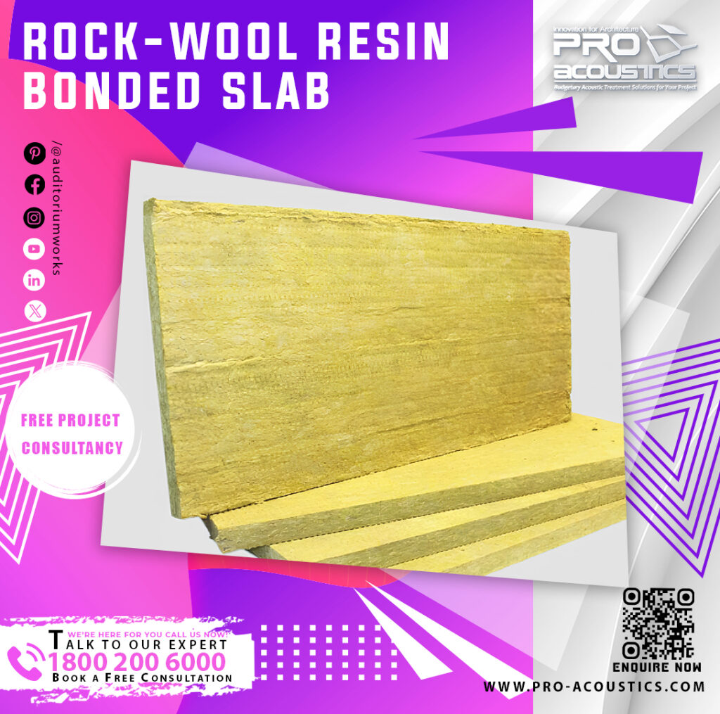 Rockwool Resin Bonded Slabs - Sound Proofs
