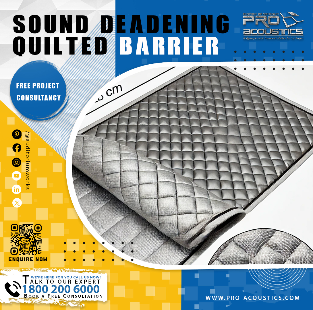 Sound Deadening Quilted Barrier - Sound Proofs